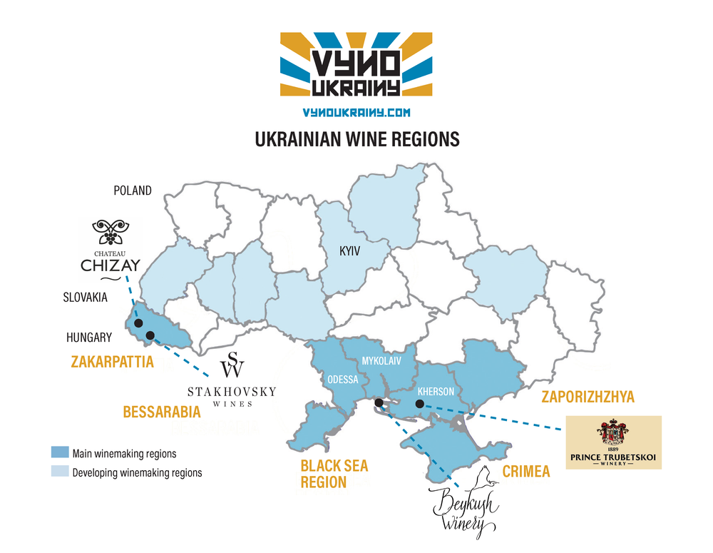 Ukrainian Wine Regions – Vyno Ukrainy