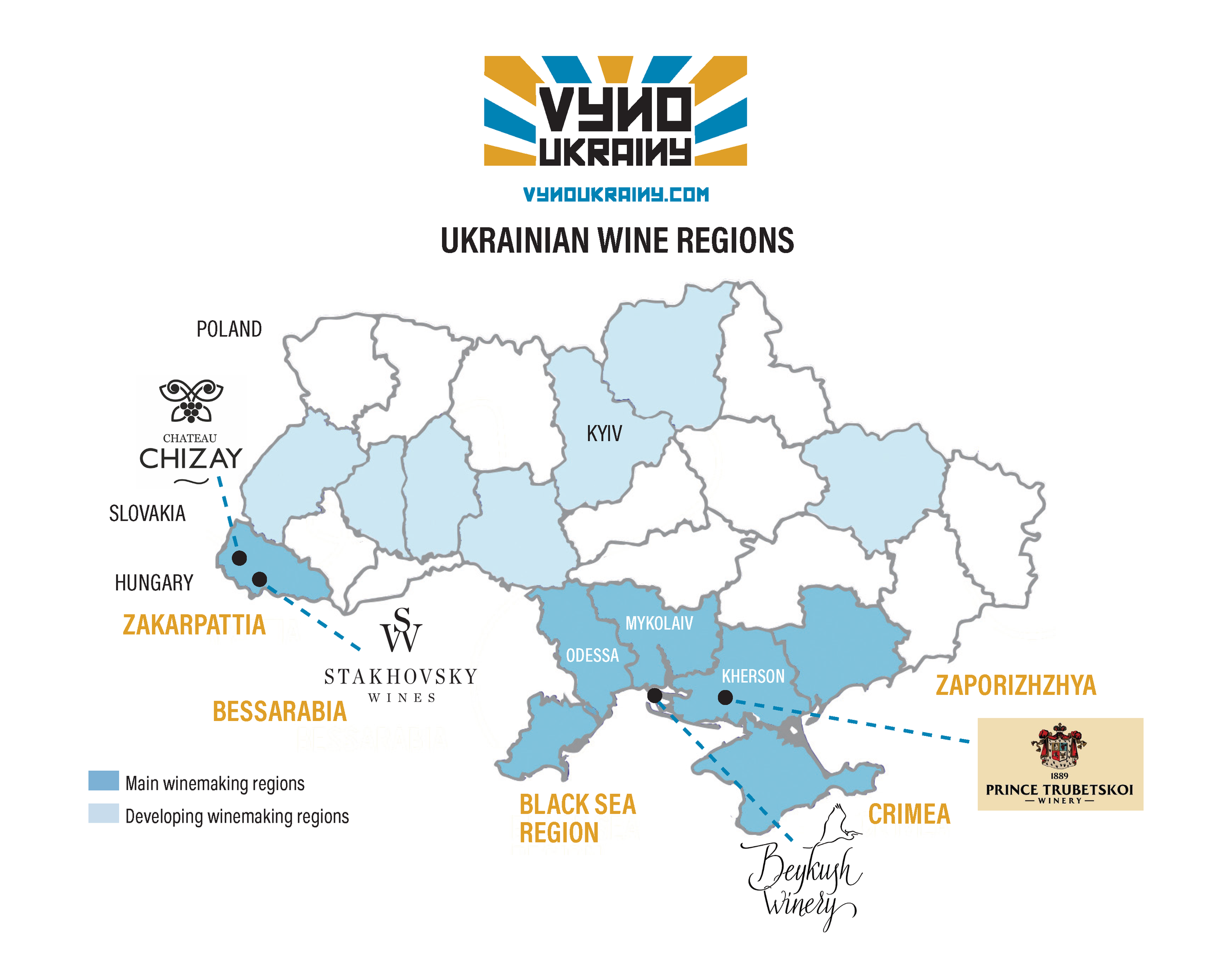 Ukrainian Wine Regions – Vyno Ukrainy